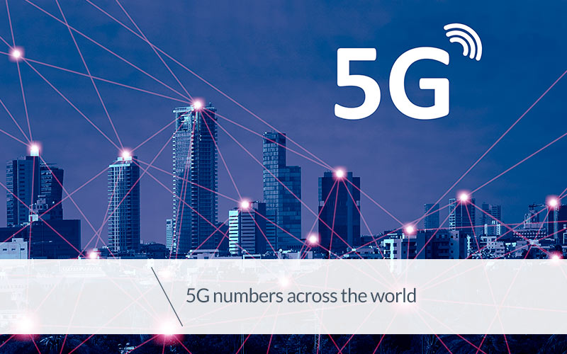 5G numbers across the world