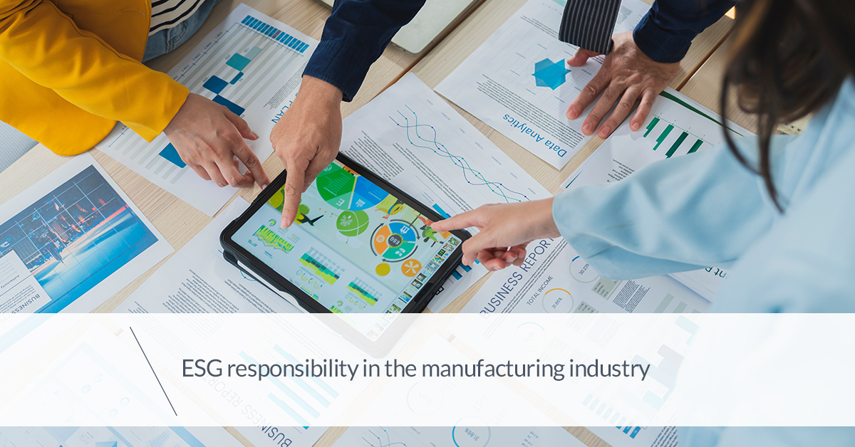 ESG responsibility in the manufacturing industry